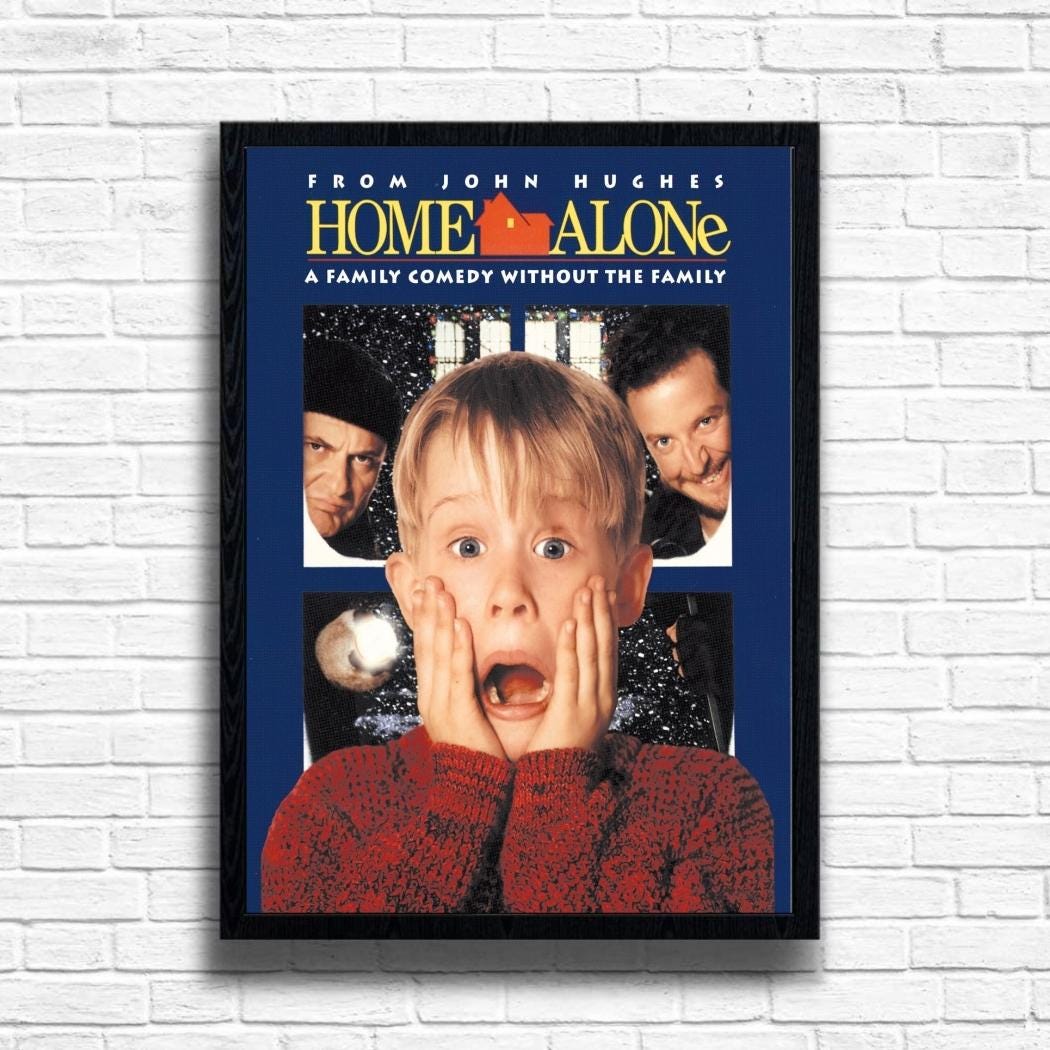 Home Alone Movie Poster: Christmas Film Wall Art - Etsy