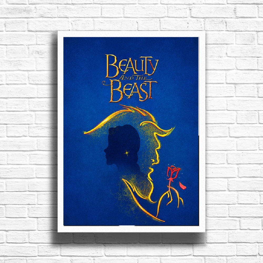 Beauty and the Beast Musical Poster Print Vibrant Wall Art for Fans ...
