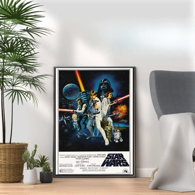 Starwars a New Hope Poster - Etsy