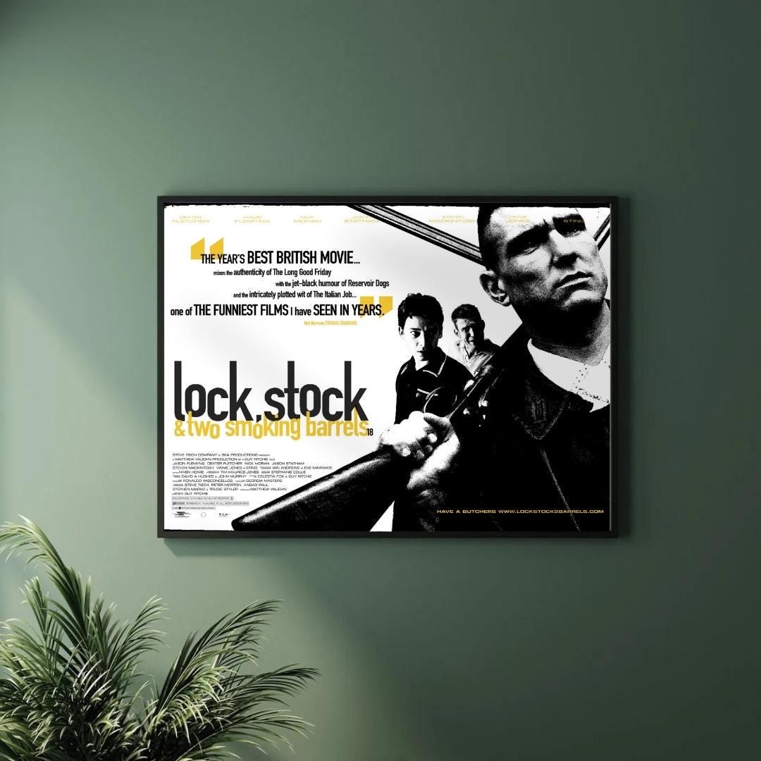 Lock Stock Movie Poster – Retro Film Art Print, Home Decor - Etsy UK