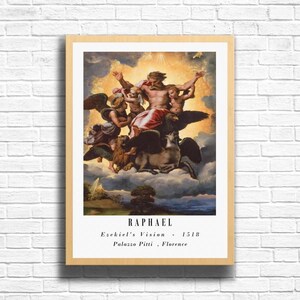 Timeless Masterpieces: Raphael - Ezekiel's Vision - 1518, Classic ...