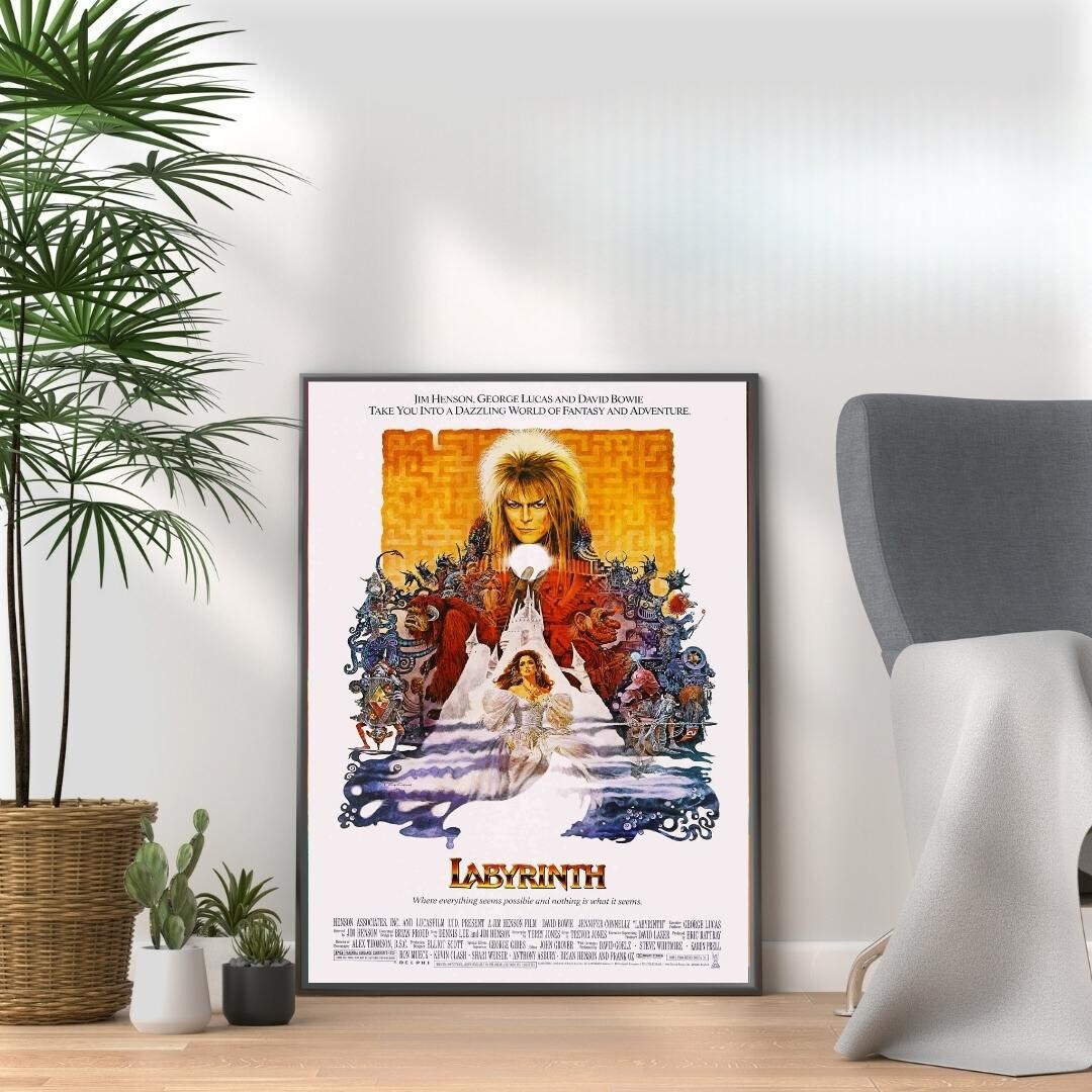 Labyrinth Movie Poster: 80s Retro Film Art Print - Etsy