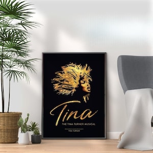 Tina Musical Poster Print - Vibrant Wall Art for Fans Home Wall Decor ...