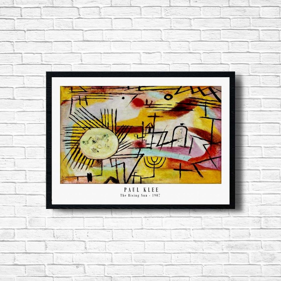 Timeless Masterpieces: Paul Klee - the Rising Sun, Classic Famous ...