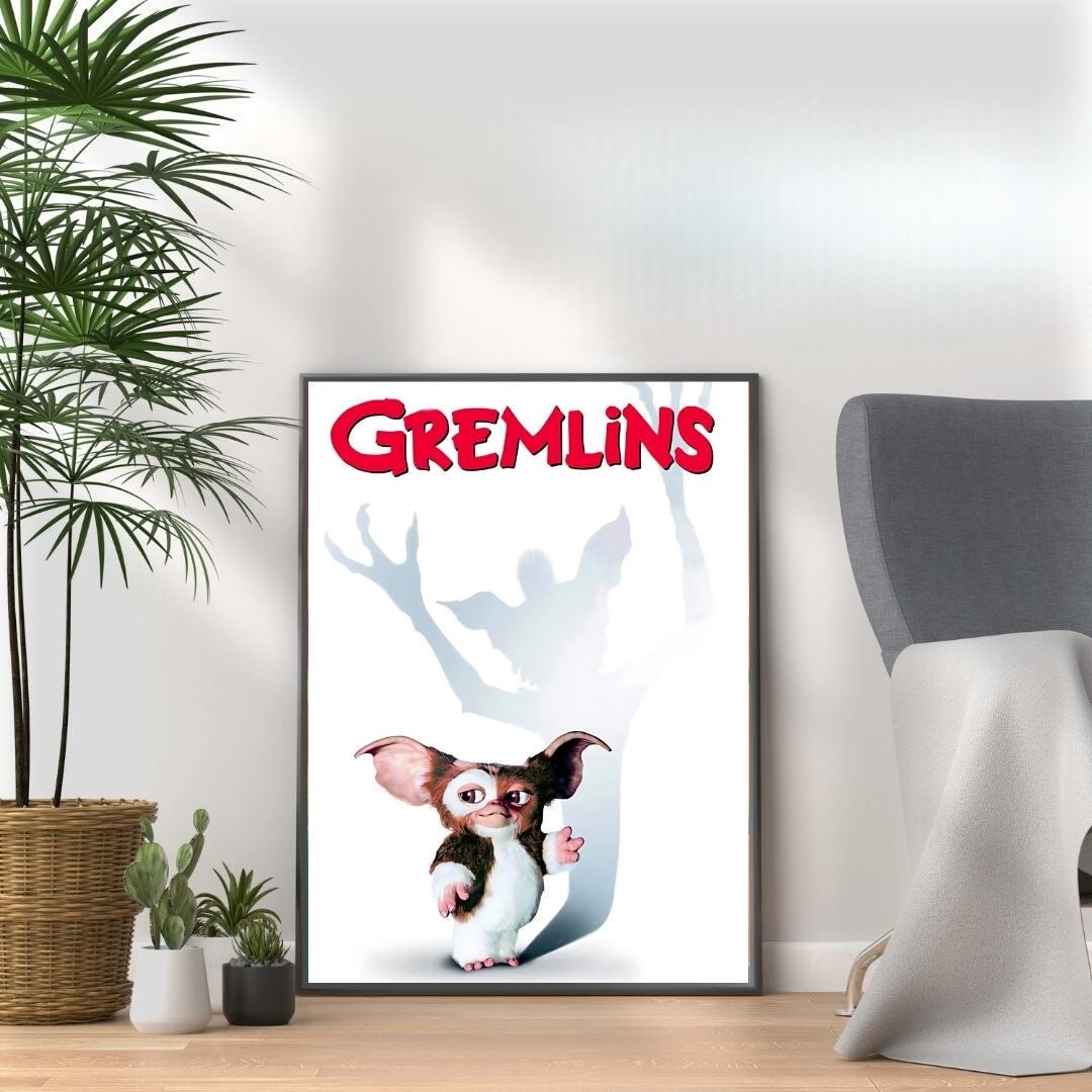 Gremlins Movie Poster: Vintage Film Art Print - Etsy