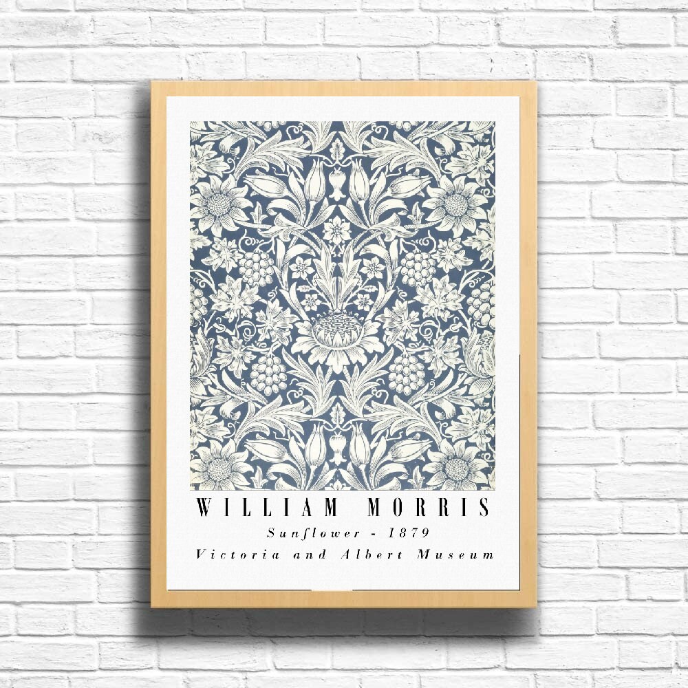 Victorian Elegance: William Morris Collection , Sunflower Print ...