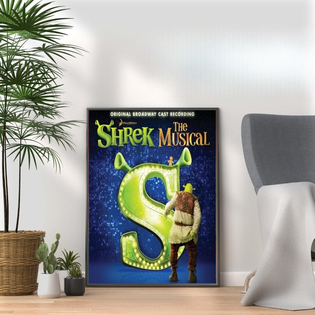 Shrek the Musical Poster: Broadway Theatre Wall Art - Etsy