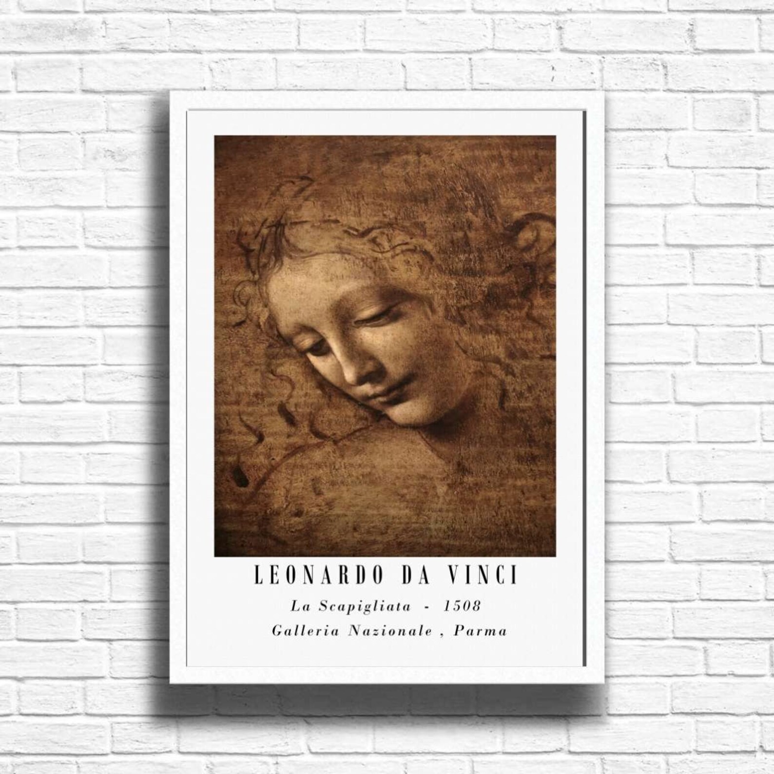 La Scapigliata Print: Leonardo Da Vinci Fine Art Reproduction - Etsy