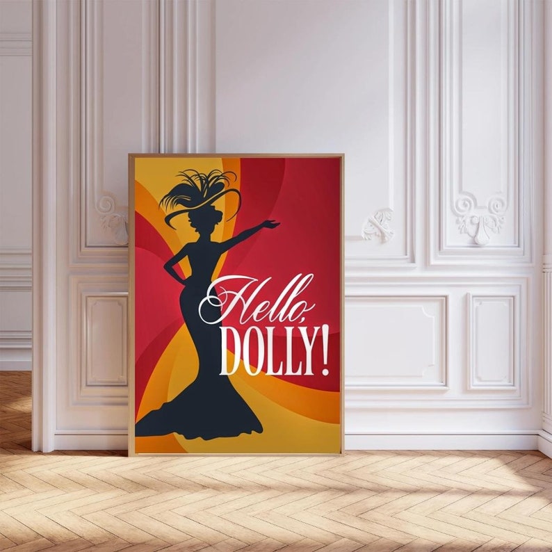 Hello Dolly Musical Poster Print Vibrant Wall Art for Fans Home Wall ...