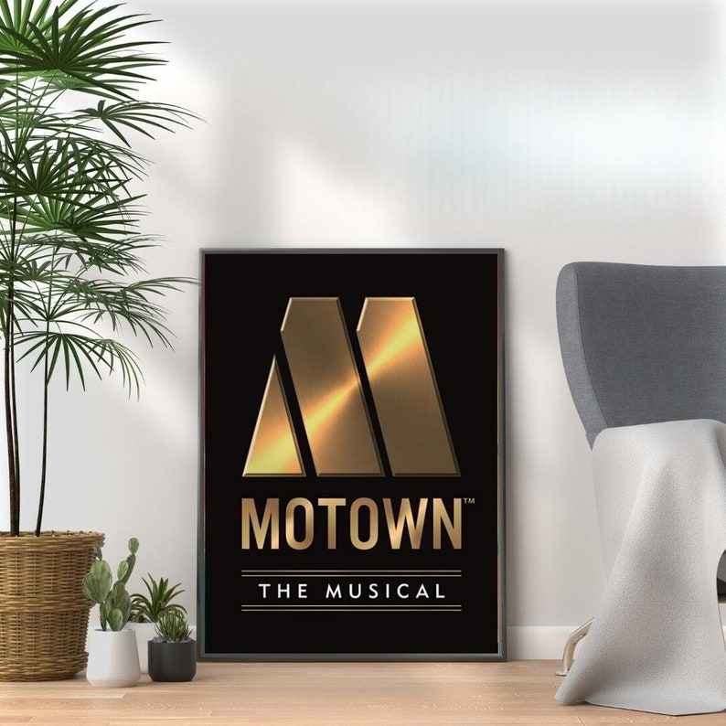 Motown Musical Poster Print Vibrant Wall Art for Fans Home Wall Decor ...