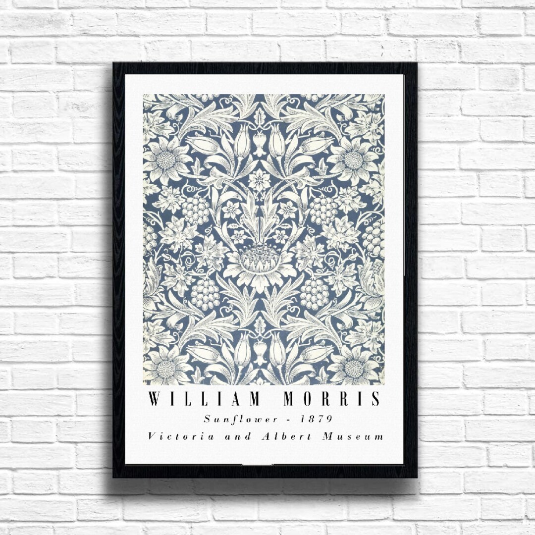 Victorian Elegance: William Morris Collection , Sunflower Print ...