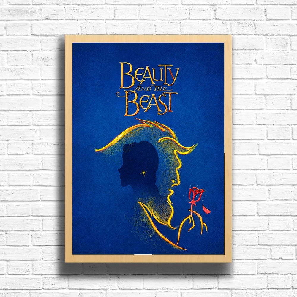 Beauty and the Beast Musical Poster Print Vibrant Wall Art for Fans ...