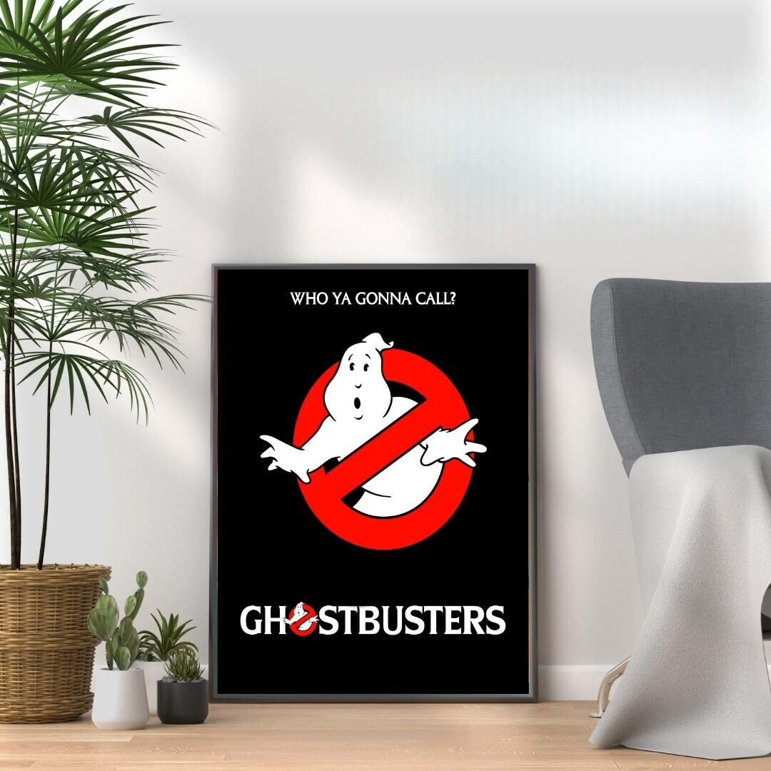 Ghostbusters - Vintage 80s Movie Print - Retro Film Wall Art Collection ...