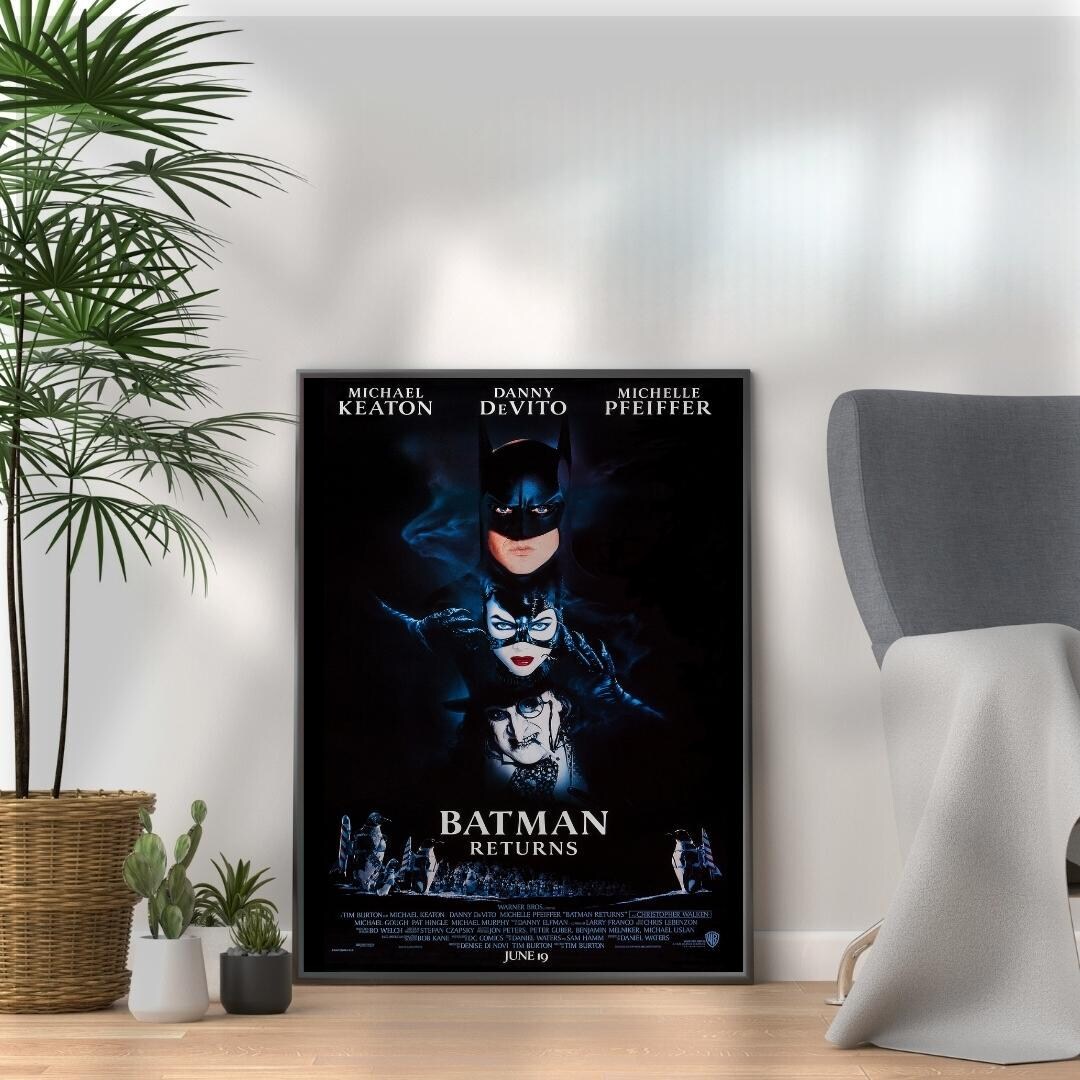 Batman Returns Christmas Movie Poster – Festive Film Print - Etsy UK