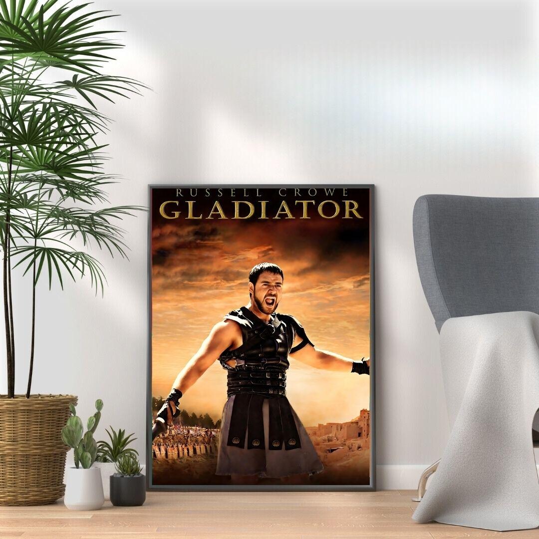 Gladiator Movie Poster: 2000s Film Wall Art (A3, A4, A5) - Etsy