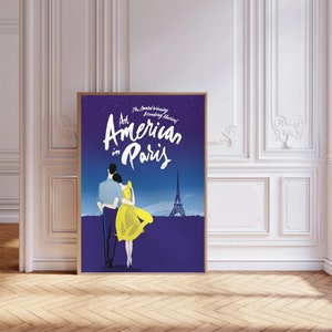 An American in Paris Musical Poster: Broadway Theatre Wall Art - Etsy