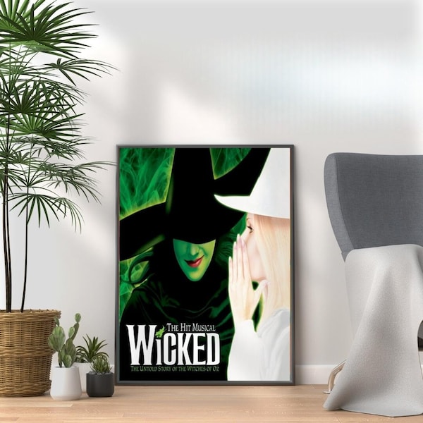 Wicked Musical Poster - Etsy UK