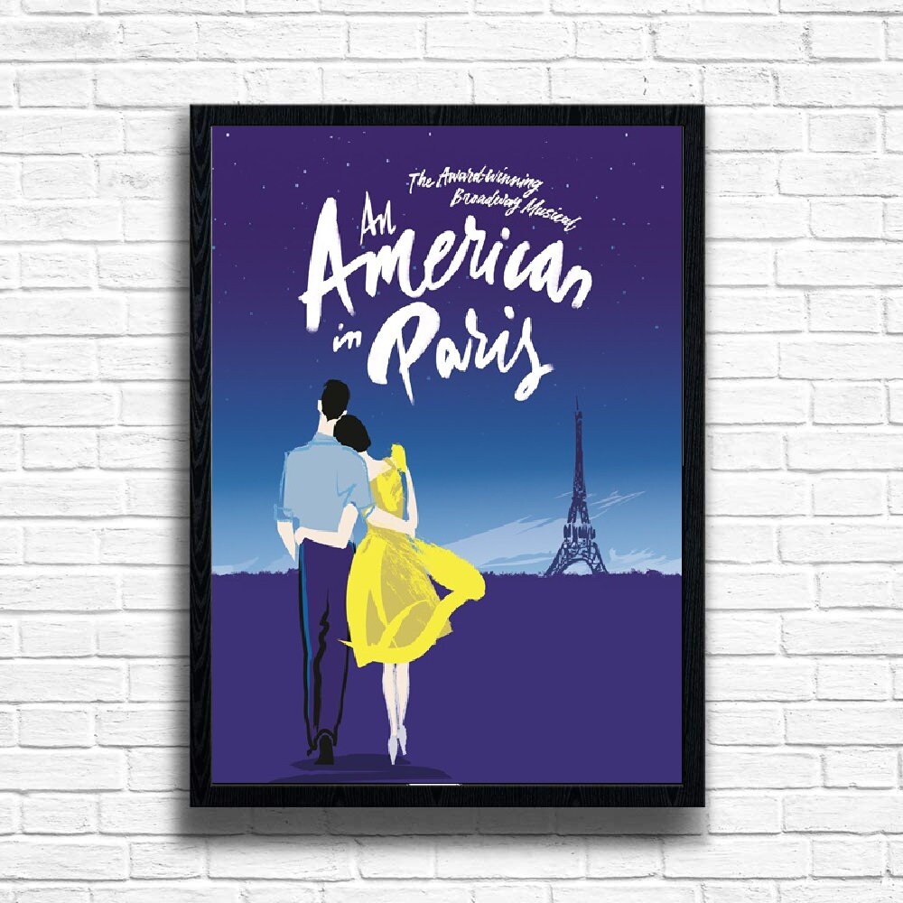 An American in Paris Musical Poster: Broadway Theatre Wall Art - Etsy