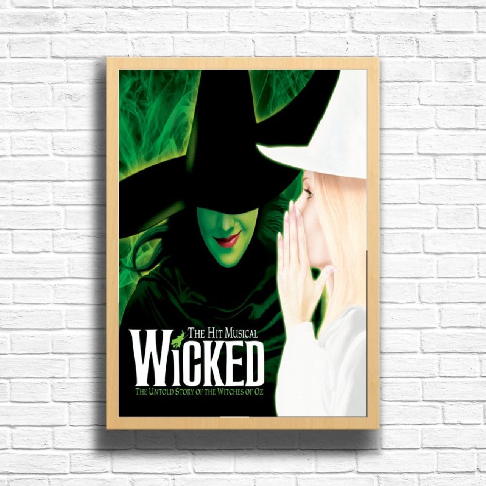 Wicked Musical Poster Print Vibrant Wall Art for Fans Home Wall Decor ...