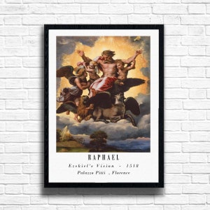 Timeless Masterpieces: Raphael - Ezekiel's Vision - 1518, Classic ...
