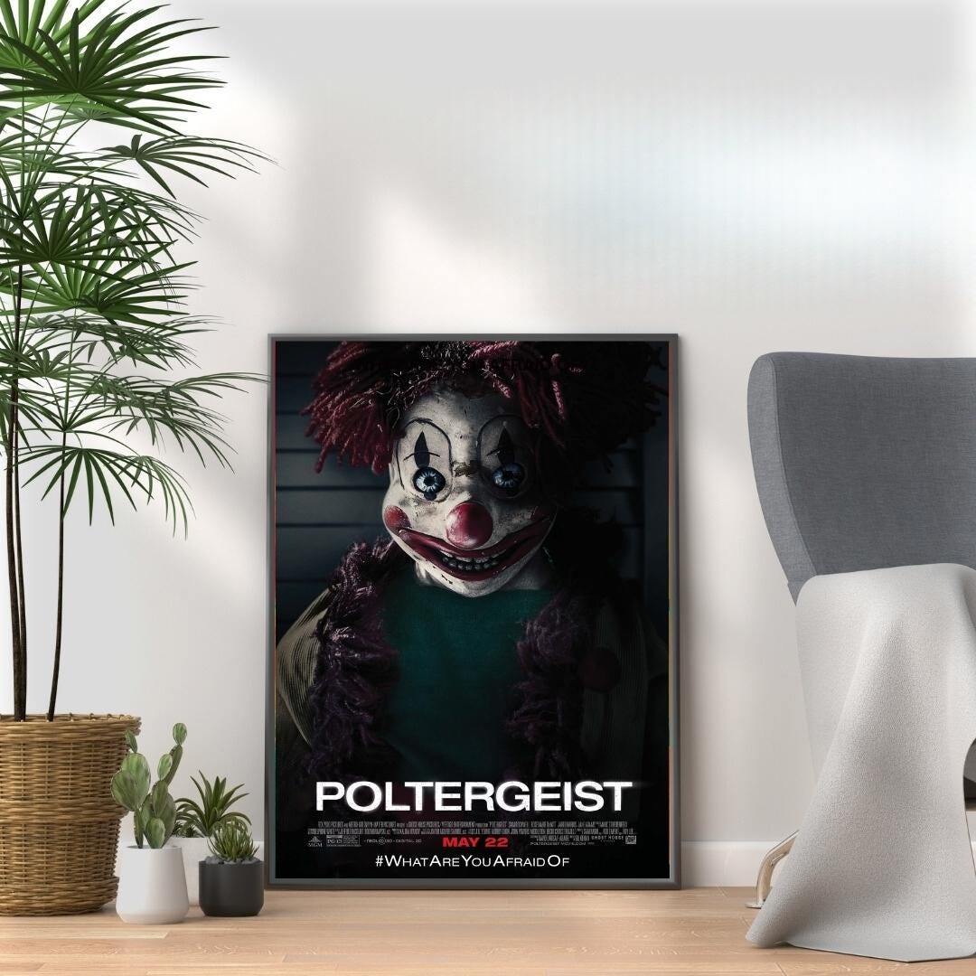 Poltergeist Horror Movie Poster: Vintage Scary Film Art Print - Etsy