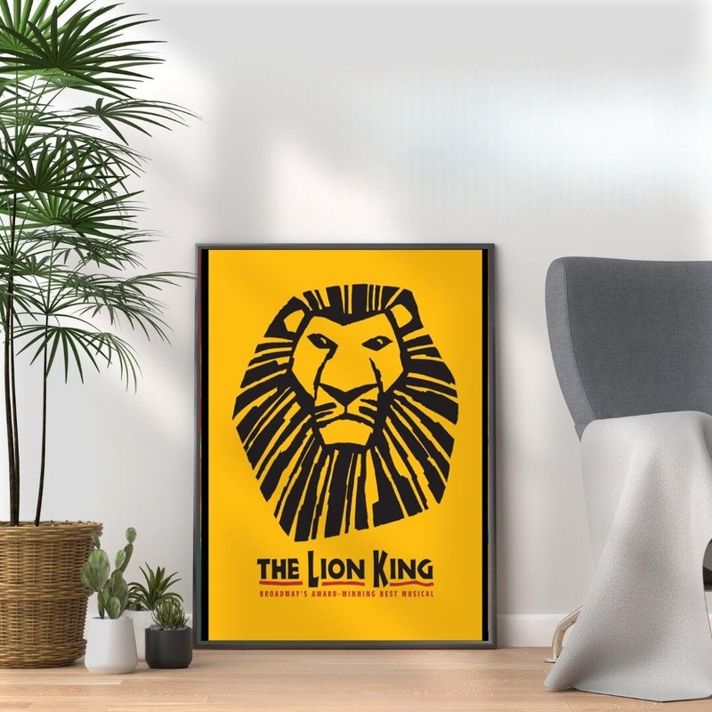 Lion King Musical Poster - Etsy UK
