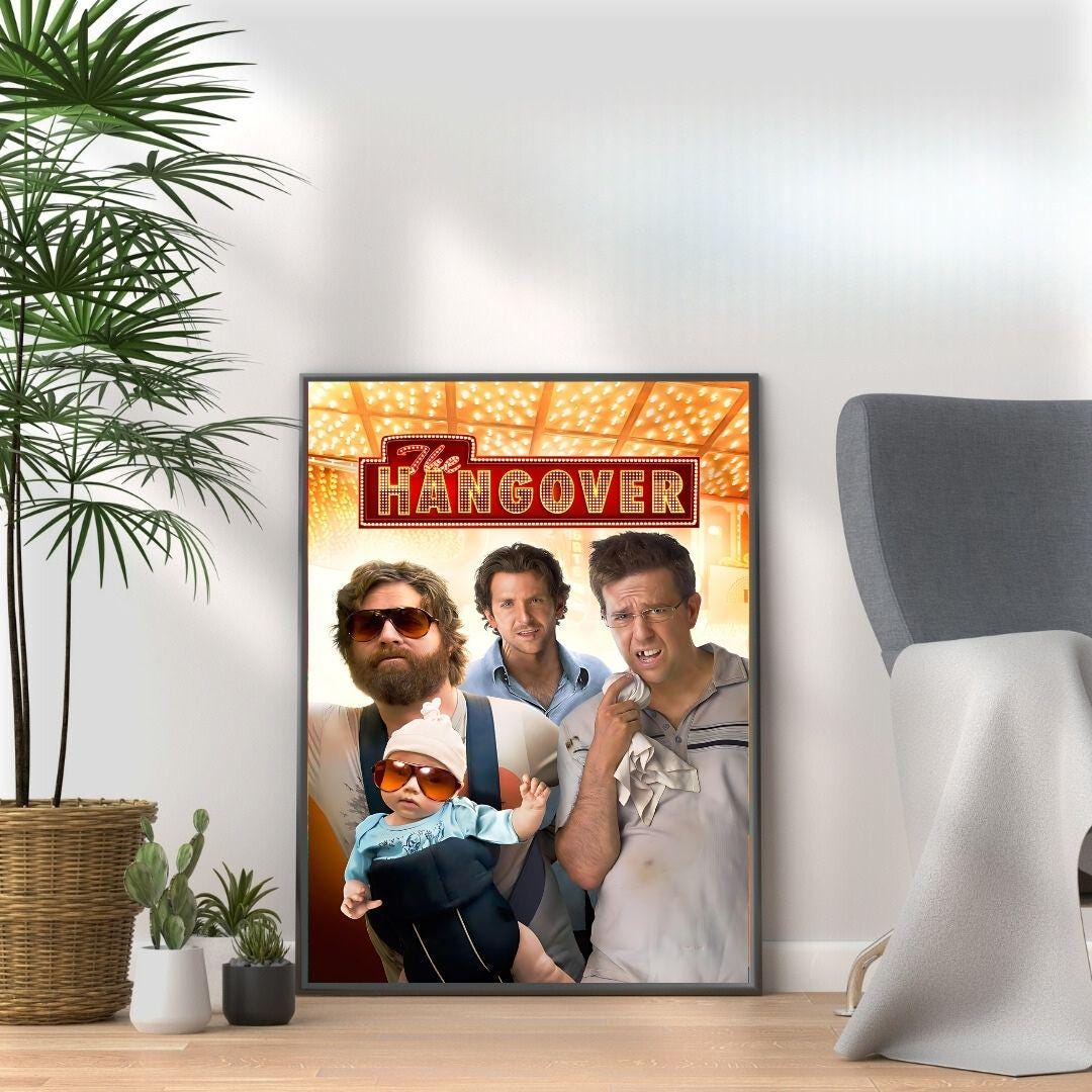 The Hangover Movie Poster: 2000s Film Wall Art - Etsy
