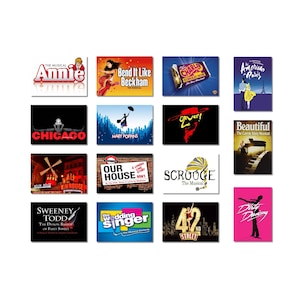 Broadway Musical Poster Print: Theatre Room Wall Art - Etsy