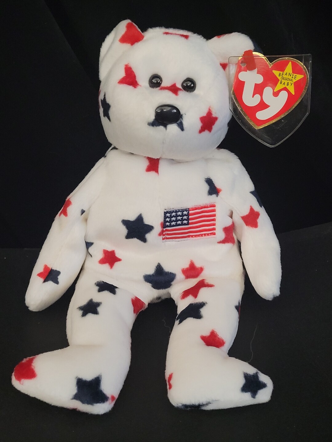 Vintage Glory Bear Beanie Baby July 4, 1997 With Errors - Etsy