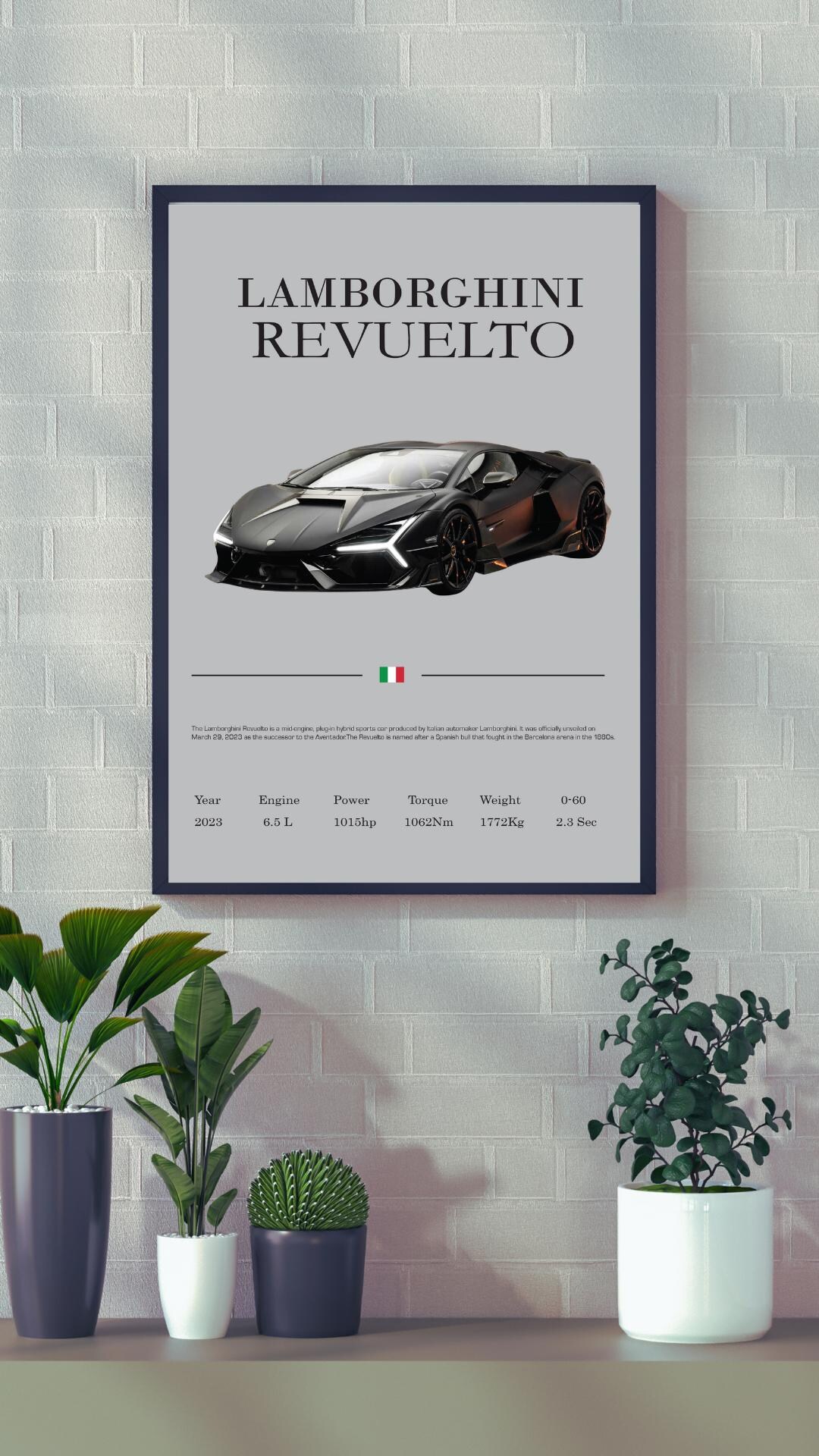 Lamborghini Revuelto Poster - Etsy