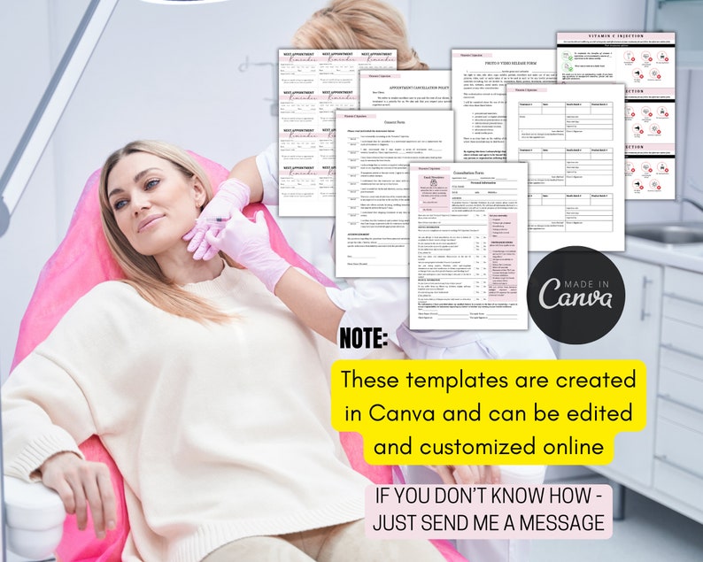 VITAMIN C INJECTION Client Intake Forms, Vitamin C Booster Consultation ...