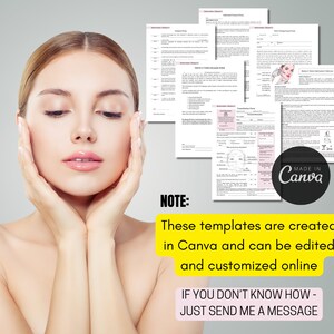 HYALURONIDASE CLIENT INTAKE Forms, Hyalase Consultation Form, Injection ...