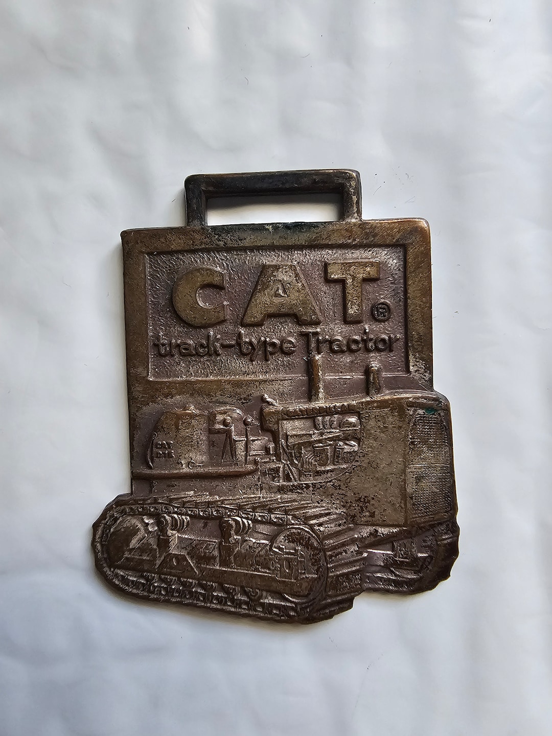 Vintage Pocket Watch Fob Cat Witt Armstrong Caterpillar Construction ...
