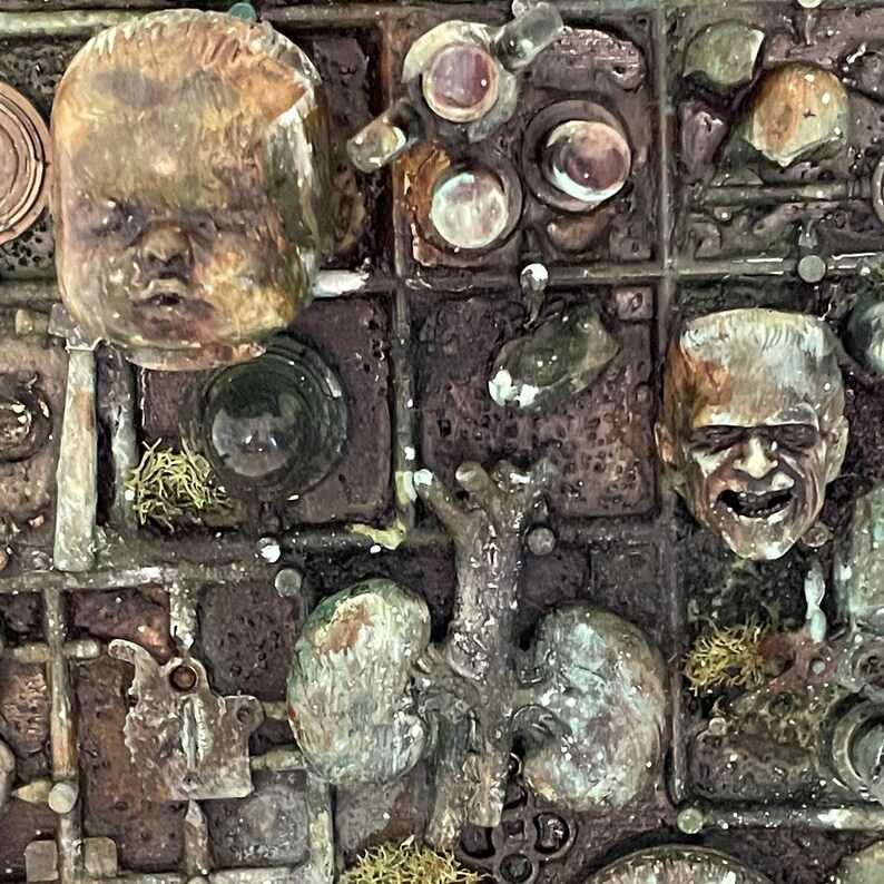 Essentia Assemblage Art Dajen Art - Etsy