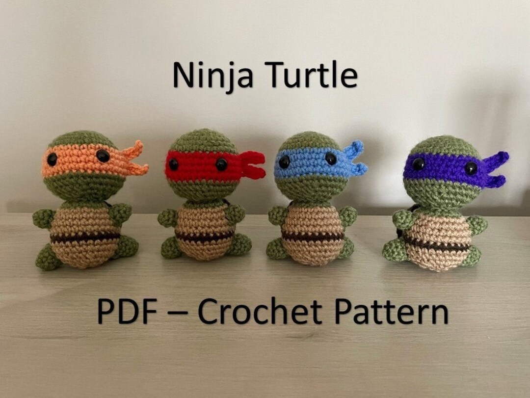 Ninja Turtle PDF Crochet Pattern - Etsy