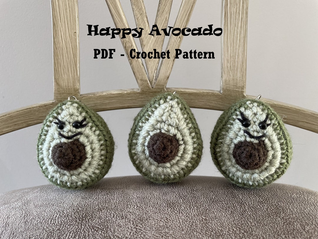 Avocado - PDF Crochet Pattern - Etsy