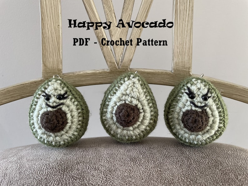 Avocado - PDF Crochet Pattern - Etsy