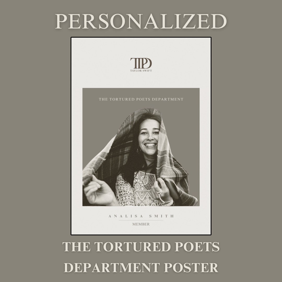 Personalized the Tortured Poets Department Poster Taylor Swift TTPD New ...