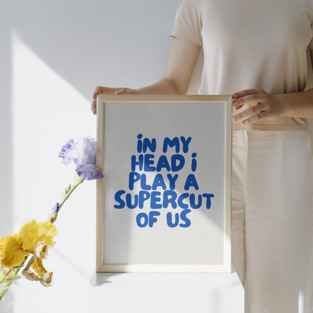 Digital Art Words 1950s Digital Art Retro Quote Supercut Funky Wall Art ...