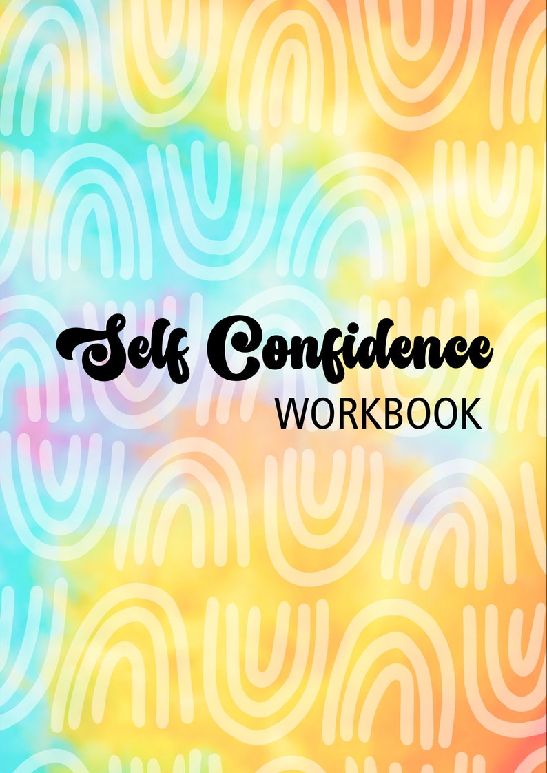Self Confidence Workbook Self Care Book Confidence Builder Worksheet ...