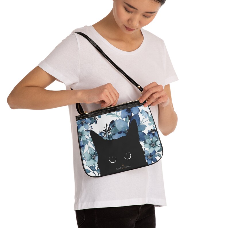 Blue Small Shoulder Bag - Etsy