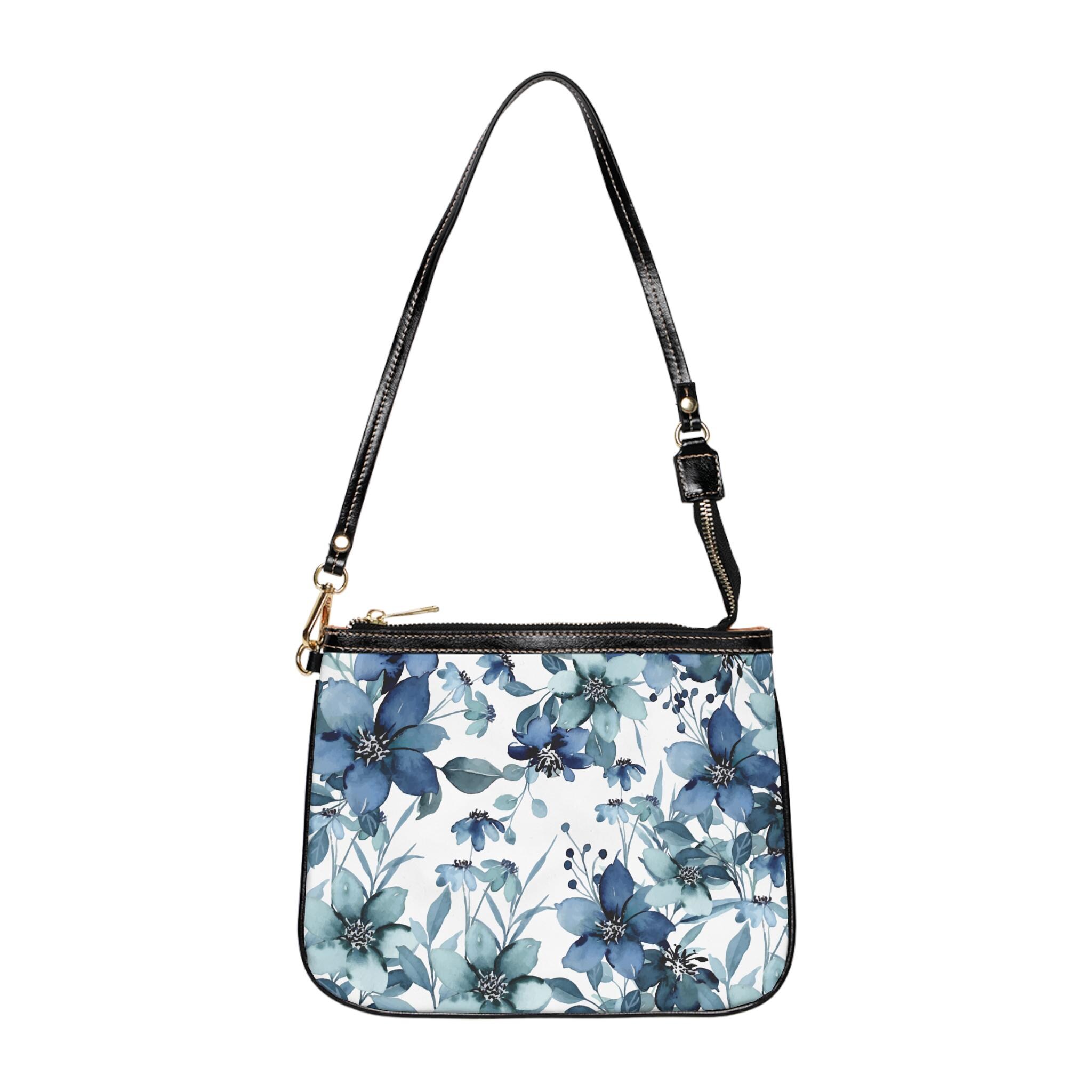 Blue Small Shoulder Bag - Etsy