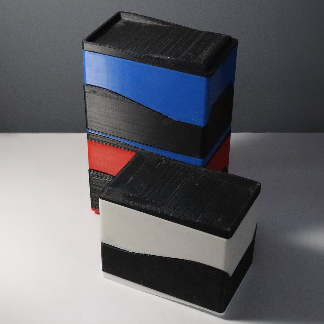 Stackable Magnetic Card Box - Etsy