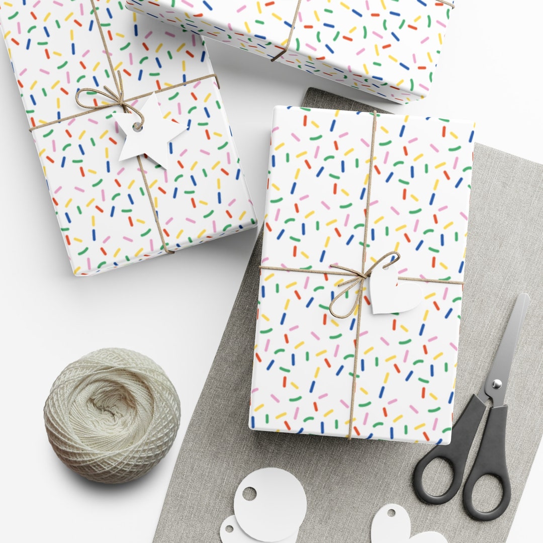 Sprinkle Gift Wrapping Paper - Etsy