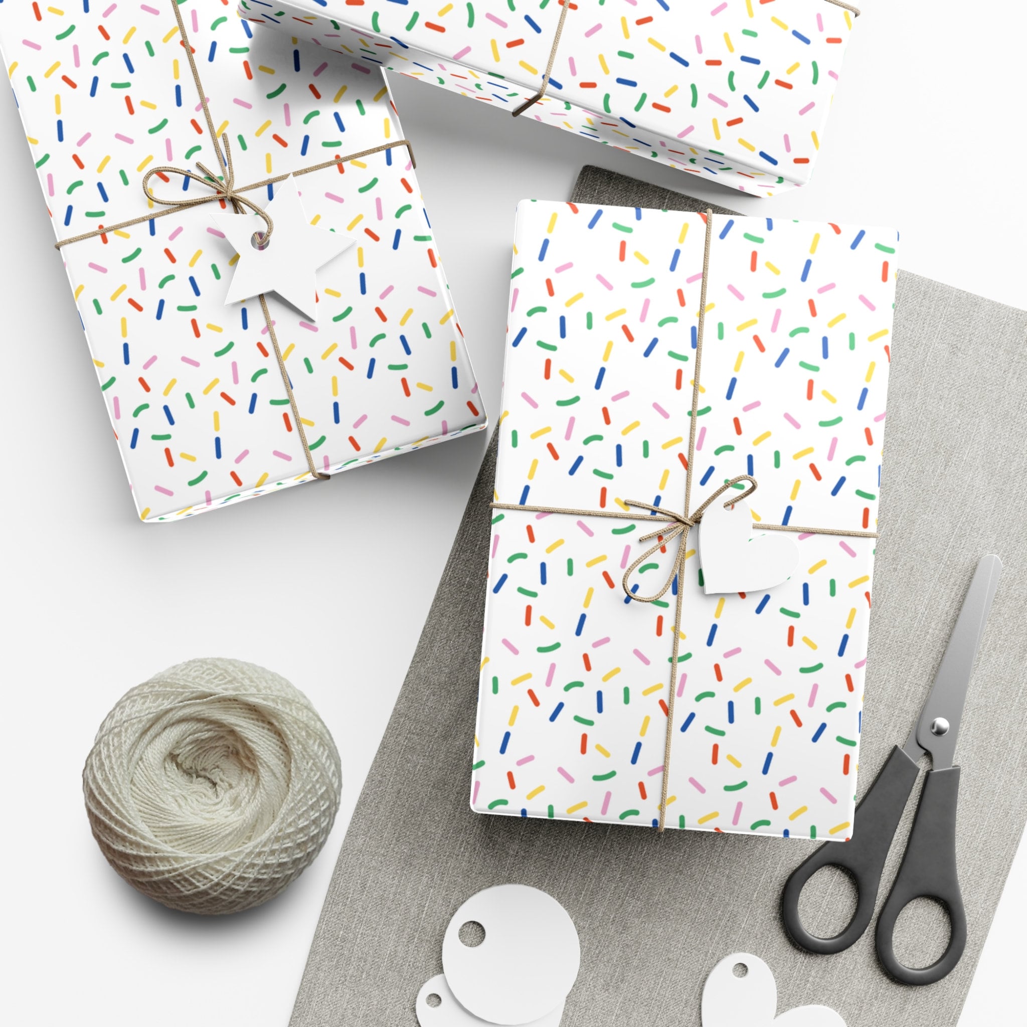 Sprinkle Gift Wrapping Paper - Etsy