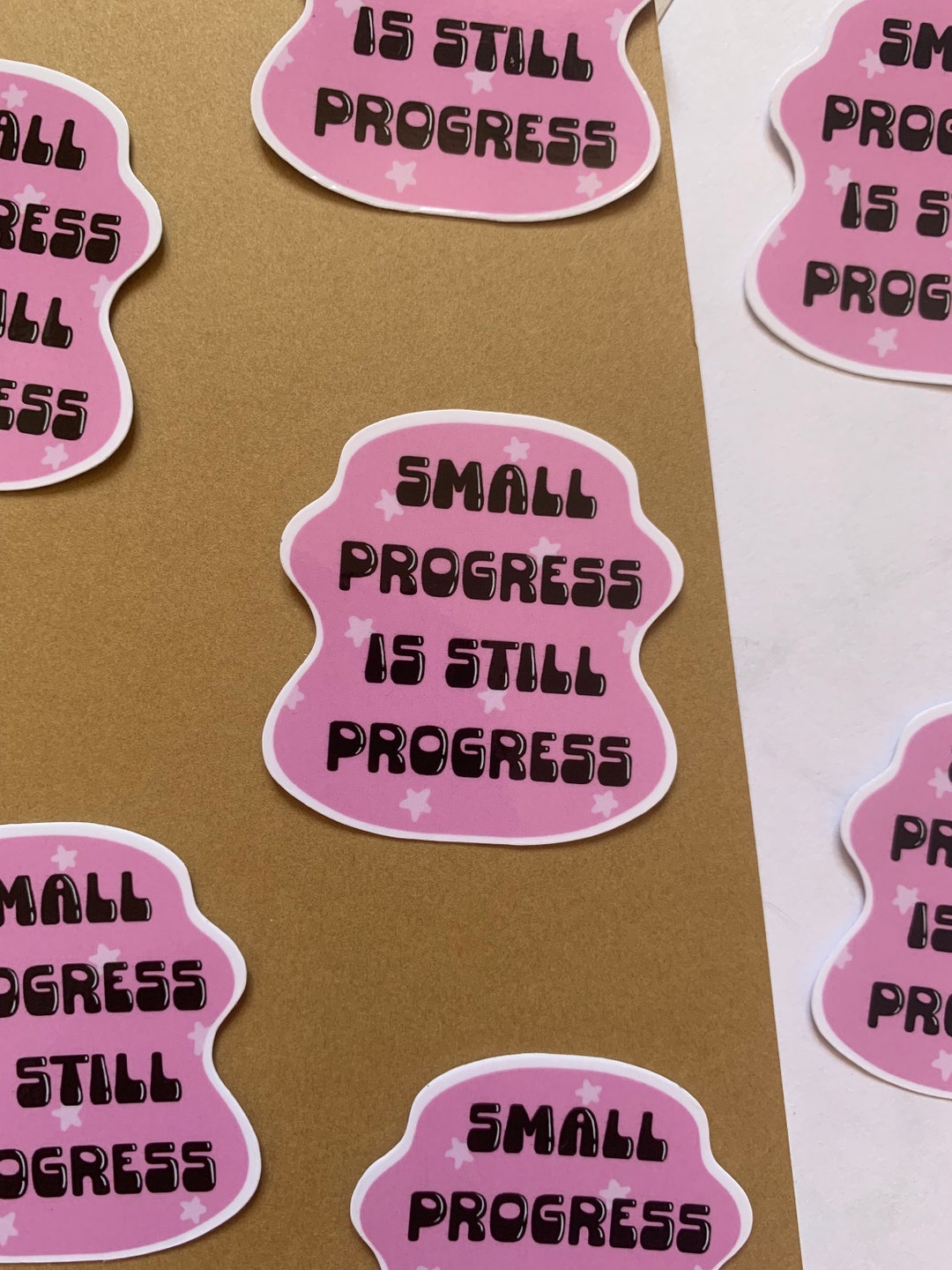 Sticker Small Progress is Still Progress scrapbooking, Notebook ...