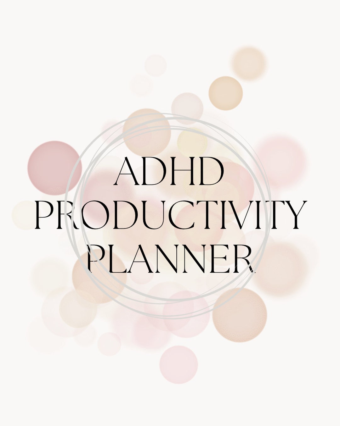 ADHD Productivity Planner Printable - 45 Printable Pages - Etsy