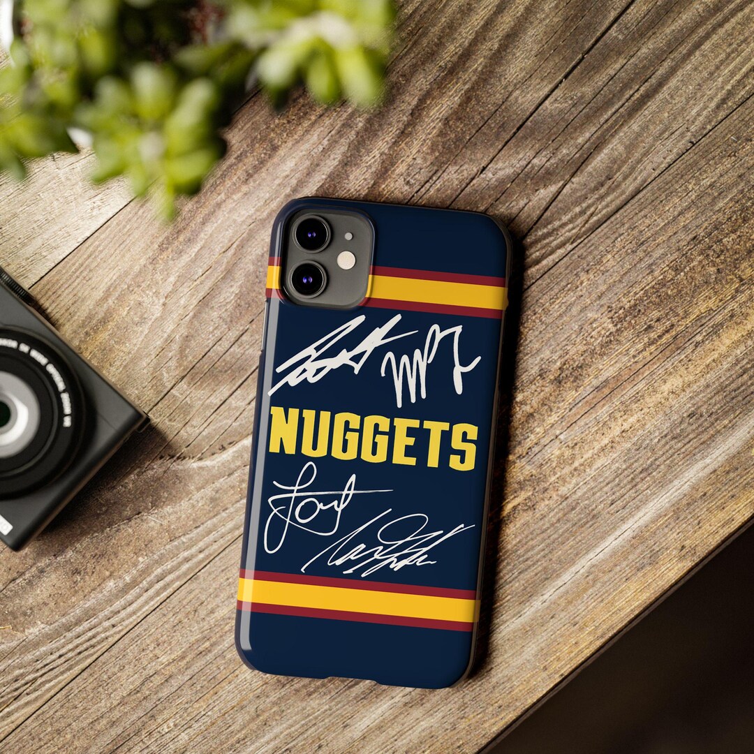 Denver Nuggets Any 4 Custom Autographs of Your Choice iPhone 11/12/13 ...