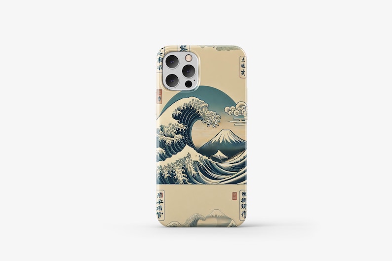 Japanese Ukiyo-e Phone Case Samurai Dragons Cover for iPhone 16 Pro Max ...