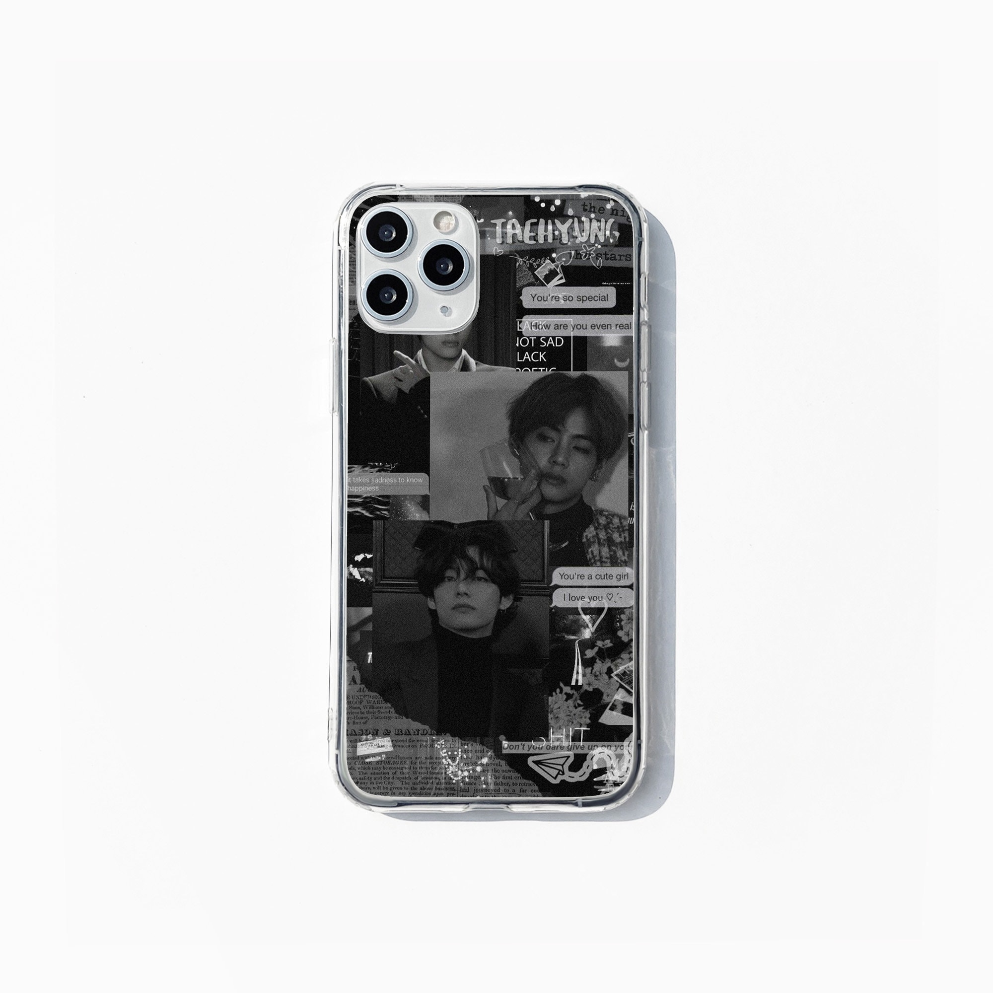 Kim Taehyung Phone Case Kim Taehyung Collage Cover for iPhone 15 Pro ...